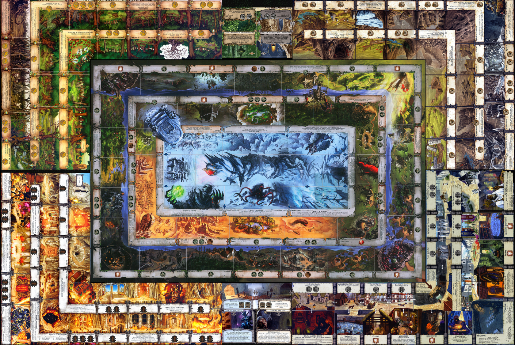 Board with symbols | Talisman: Revised 4th Edition